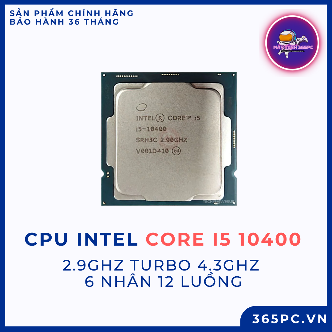 CPU Intel Core i5-10400, CPU Intel LGA 1200, CPU 6 nhân 12 luồng, CPU ...