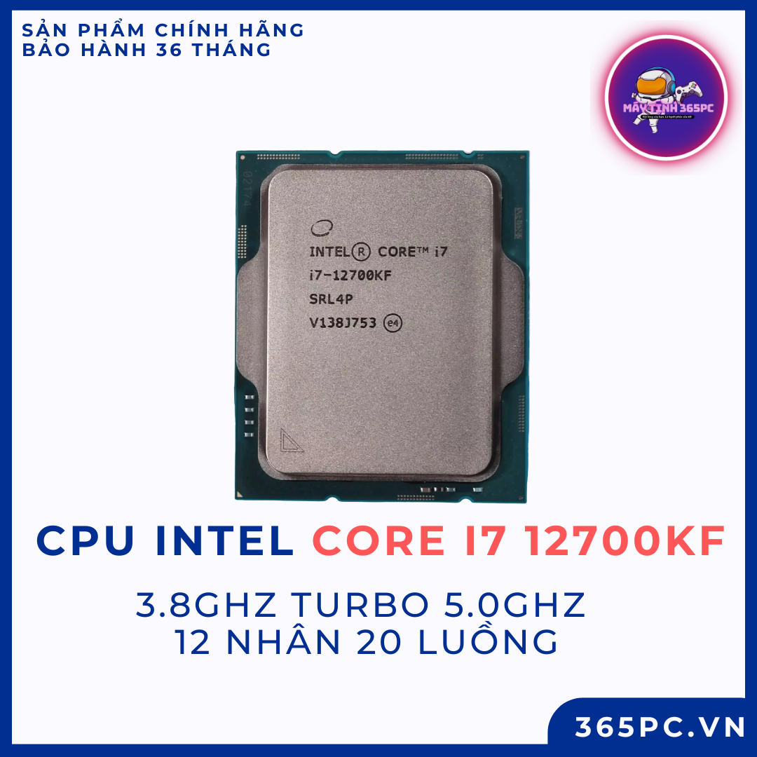 CPU Intel Core i7-12700KF, chip Intel Core i7-12700KF giá rẻ, vi xử lý ...